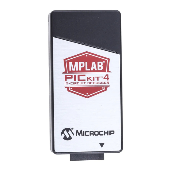 MICROCHIP TECHNOLOGY MPLAB PICKIT 4 USER MANUAL Pdf Download | ManualsLib