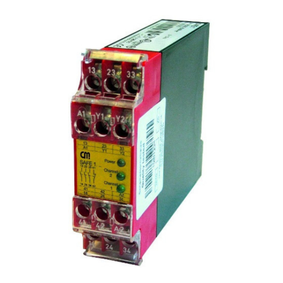 CM SAFE 1 ORIGINAL OPERATING INSTRUCTIONS Pdf Download | ManualsLib