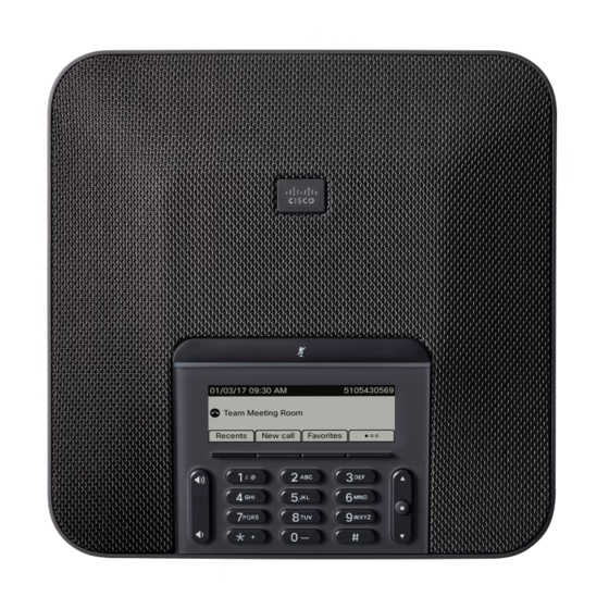 CISCO IP PHONE 7800 SERIES USER MANUAL Pdf Download | ManualsLib