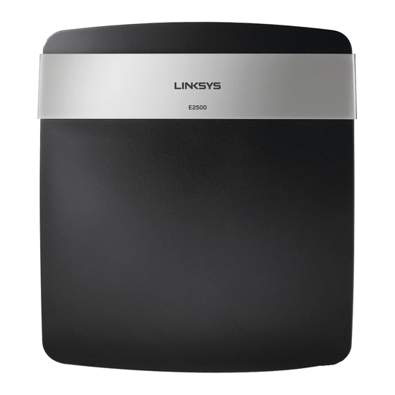 LINKSYS E2500 USER MANUAL Pdf Download | ManualsLib
