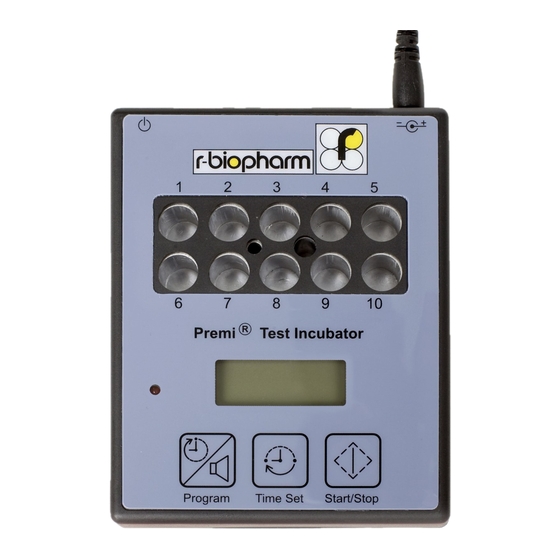 R-BIOPHARM PREMI TEST TECHNICAL MANUAL Pdf Download | ManualsLib