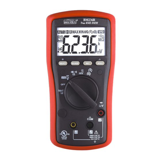 BRYMEN BM236R USER MANUAL Pdf Download | ManualsLib