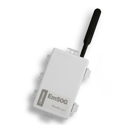 DECAGON DEVICES EM50G MANUAL Pdf Download | ManualsLib