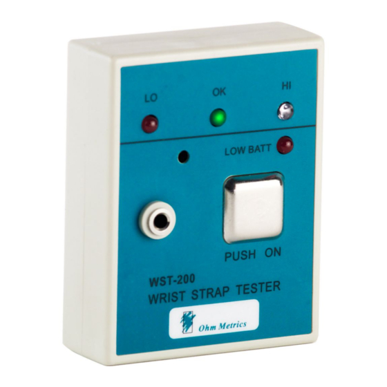 TRANSFORMING TECHNOLOGIES WST 200 INSTRUCTION MANUAL Pdf Download ...