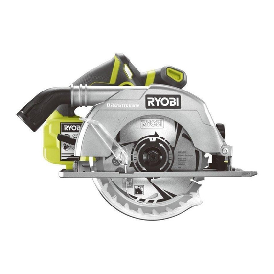 RYOBI R18CS7 ORIGINAL INSTRUCTIONS MANUAL Pdf Download | ManualsLib
