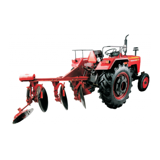 MAHINDRA DISC PLOUGH OPERATOR'S MANUAL Pdf Download | ManualsLib