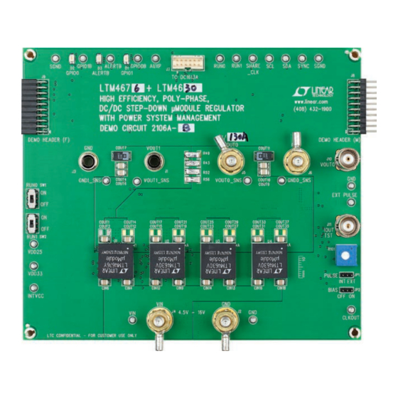 LINEAR DC2106A-B DEMO MANUAL Pdf Download | ManualsLib