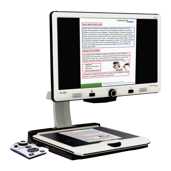 ENHANCED VISION MERLIN HD OCR ELITE PRO USER MANUAL Pdf Download ...