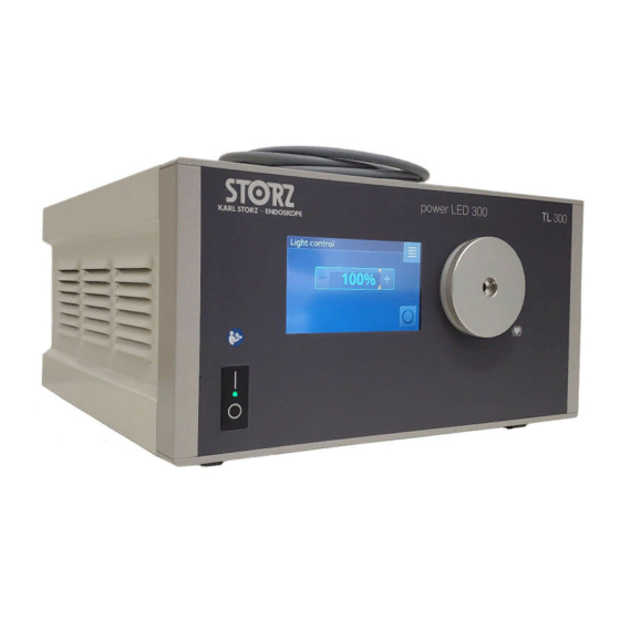 KARL STORZ TL 300 INSTRUCTION MANUAL Pdf Download | ManualsLib