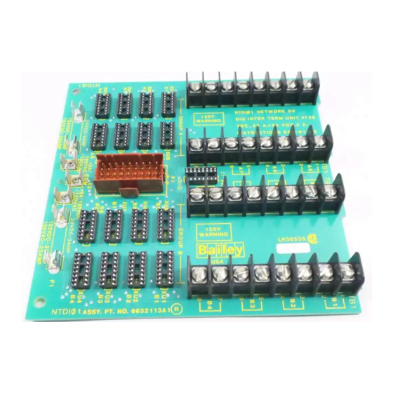 BAILEY INFI 90 NTDI01 INSTRUCTION Pdf Download | ManualsLib