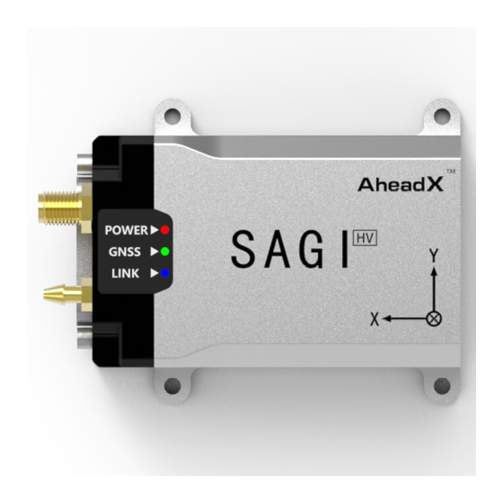 AHEADX SAGI MANUAL Pdf Download | ManualsLib