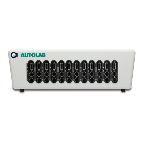 METROHM AUTOLAB MULTI M101 MANUAL Pdf Download | ManualsLib