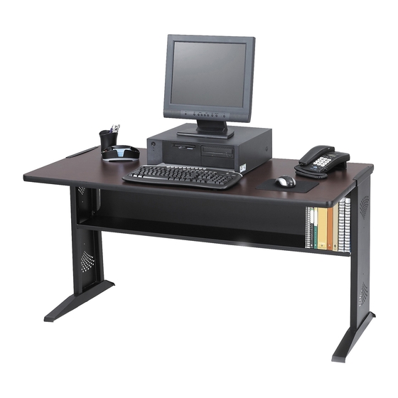LDI SPACES SAFCO COMPUTER DESK 1930 ASSEMBLY INSTRUCTIONS Pdf Download ...