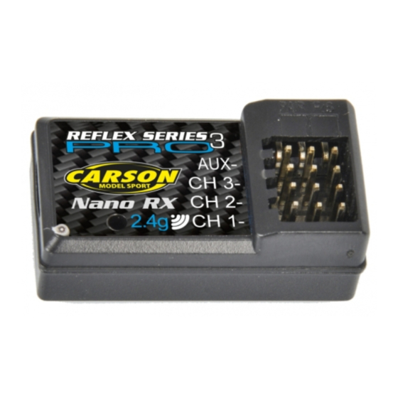 CARSON REFLEX PRO 3 NANO QUICK START MANUAL Pdf Download | ManualsLib