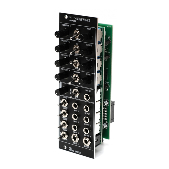 ADDAC SYSTEM ADDAC106 T-NOISEWORKS ASSEMBLY MANUAL Pdf Download ...