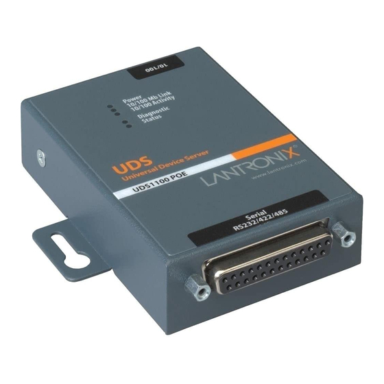 LANTRONIX UDS1100 QUICK START MANUAL Pdf Download | ManualsLib