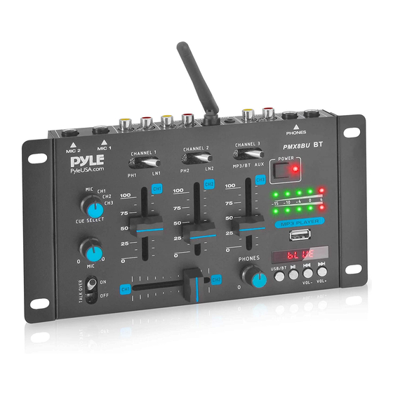 PYLE PMX8BU USER MANUAL Pdf Download | ManualsLib