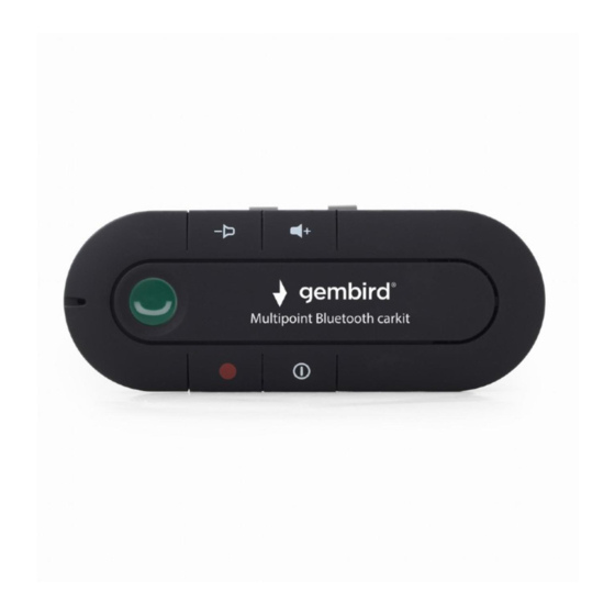 GEMBIRD BTCC-03 USER MANUAL Pdf Download | ManualsLib