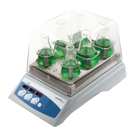VWR INCUBATING MINI SHAKER INSTRUCTION MANUAL Pdf Download | ManualsLib