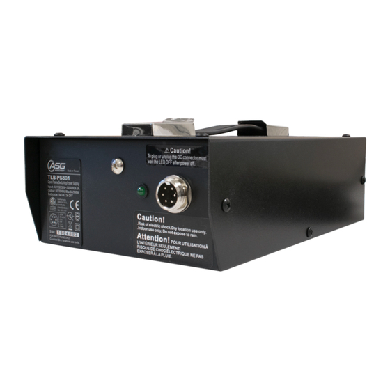 ASG TLB-PS61 OPERATION MANUAL Pdf Download | ManualsLib
