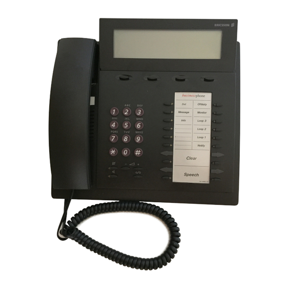 ERICSSON MD110 USER MANUAL Pdf Download | ManualsLib