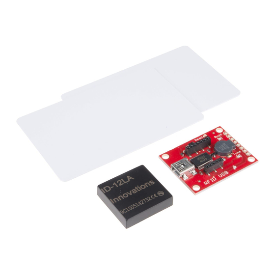 SPARKFUN RFID STARTER KIT HOOK-UP MANUAL Pdf Download | ManualsLib