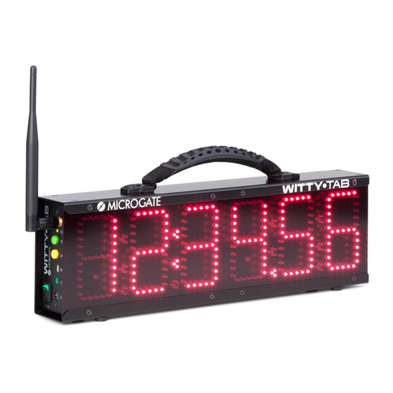 MICROGATE WITTI-TAB USER MANUAL Pdf Download | ManualsLib