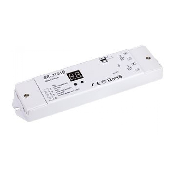 DALI SR-2701B QUICK START MANUAL Pdf Download | ManualsLib