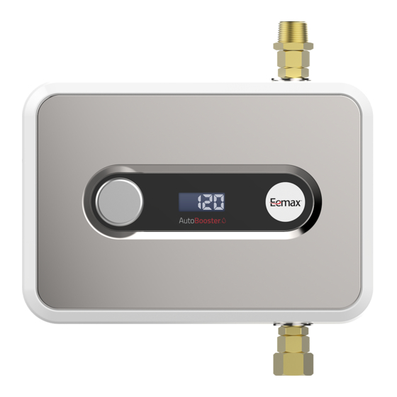 EEMAX AUTOBOOSTER INSTALLATION INSTRUCTIONS & OWNER'S MANUAL Pdf ...