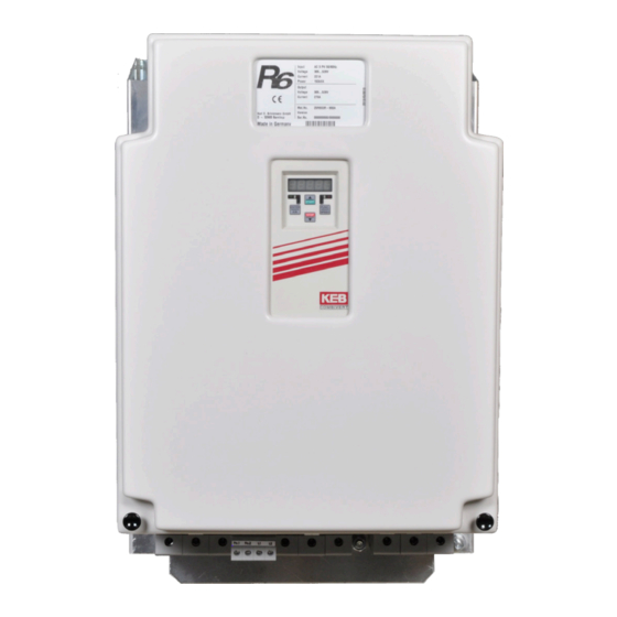 KEB COMBIVERT R6-S SERIES INSTRUCTION MANUAL Pdf Download | ManualsLib