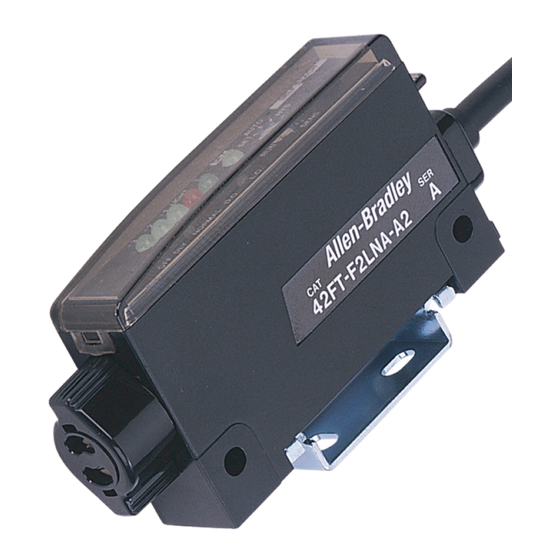 ROCKWELL AUTOMATION ALLEN-BRADLEY PHOTOSWITCH 42FT SERIES INSTALLATION ...