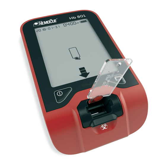 HEMOCUE HB 801 OPERATING MANUAL Pdf Download | ManualsLib