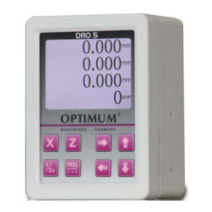 OPTIMUM DRO 5 OPERATING MANUAL Pdf Download | ManualsLib