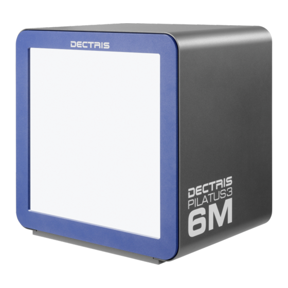 DECTRIS PILATUS3 X 6M TECHNICAL SPECIFICATIONS Pdf Download | ManualsLib