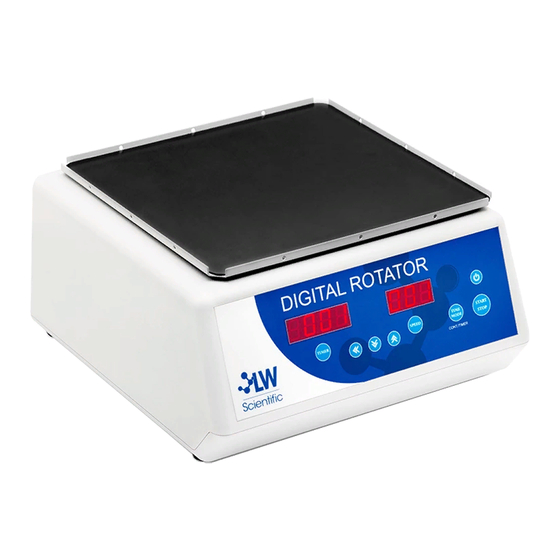 LW SCIENTIFIC DIGITAL ROTATOR INSTRUCTION MANUAL Pdf Download | ManualsLib