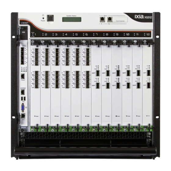 IXIA XGS12 ASSEMBLY MANUAL Pdf Download | ManualsLib