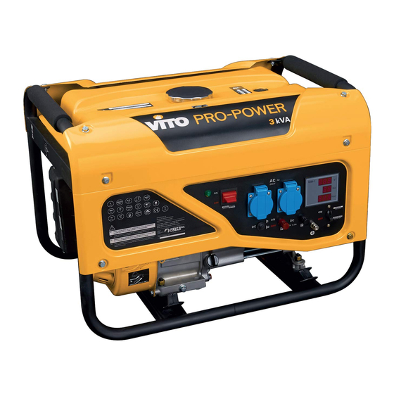 VITO PRO-POWER 3 KVA INSTRUCTION MANUAL Pdf Download | ManualsLib