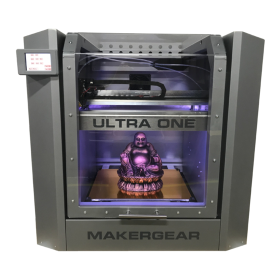 MAKERGEAR ULTRA ONE USER MANUAL Pdf Download | ManualsLib