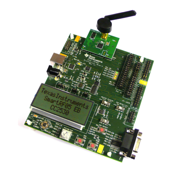 TEXAS INSTRUMENTS CC2530 USER MANUAL Pdf Download | ManualsLib