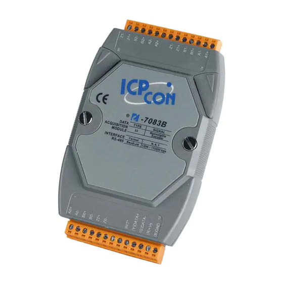 ICP DAS USA I-7083 USER MANUAL Pdf Download | ManualsLib