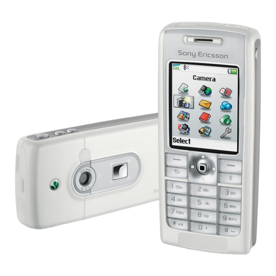 SONY ERICSSON T630 WORKING INSTRUCTIONS Pdf Download | ManualsLib
