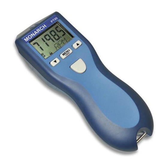 MONARCH INSTRUMENT POCKET TACH 99 INSTRUCTION MANUAL Pdf Download ...