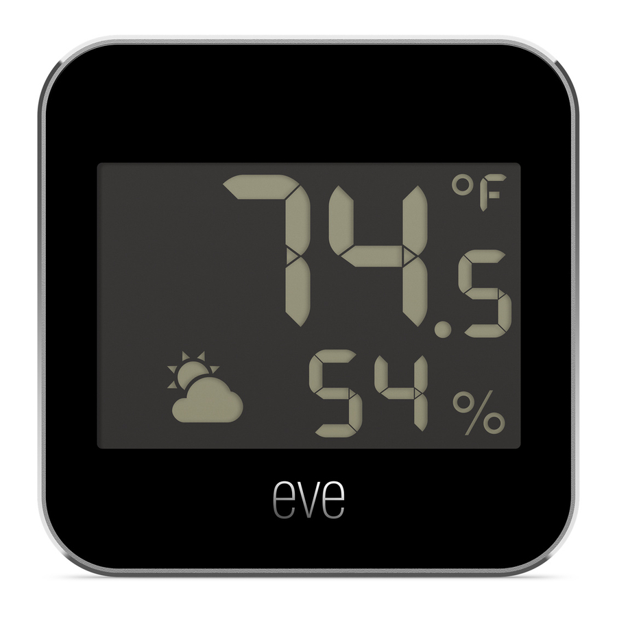 EVE WEATHER GET STARTED Pdf Download | ManualsLib