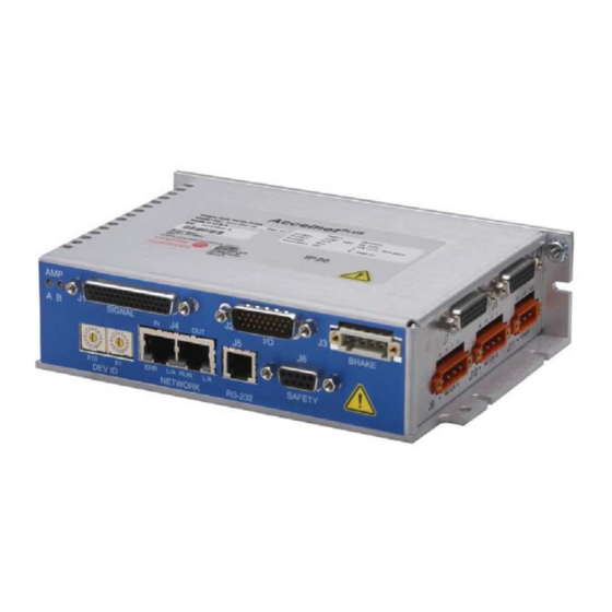 COPLEY CONTROLS ACCELNET PLUS DUAL-AXIS PANEL ETHERCAT MANUAL Pdf Download | ManualsLib