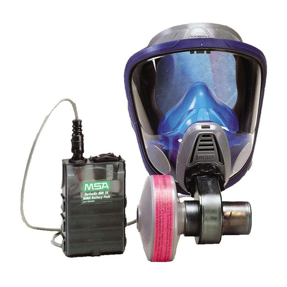 MSA OPTIMAIR MASK-MOUNTED PAPR USER INSTRUCTIONS Pdf Download | ManualsLib