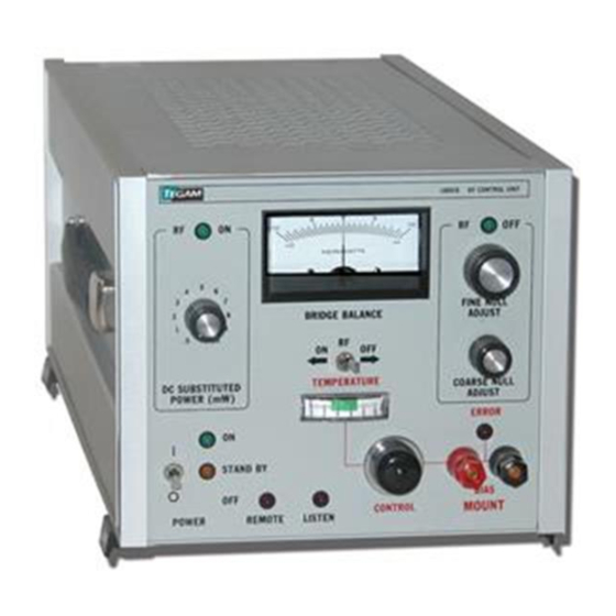 TEGAM 1805B INSTRUCTION MANUAL Pdf Download | ManualsLib