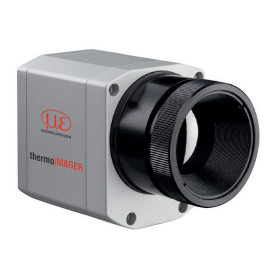 MICRO-EPSILON THERMOIMAGER TIM SERIES OPERATING INSTRUCTIONS MANUAL Pdf ...