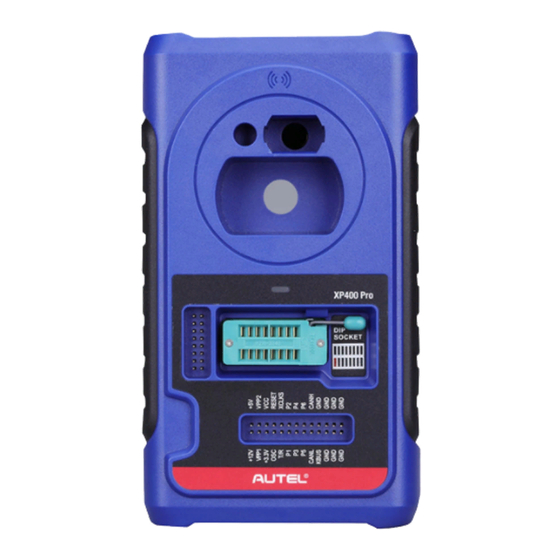 AUTEL MAXIPROGRAMMER XP400 PRO MANUAL Pdf Download | ManualsLib