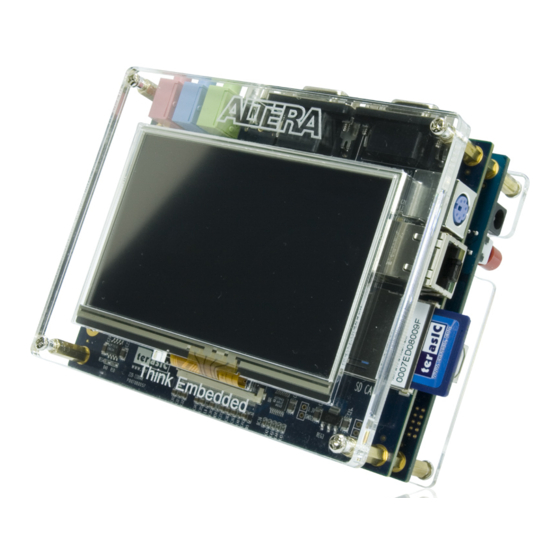 Altera Nios Ii Hardware Development Manual Pdf Download Manualslib