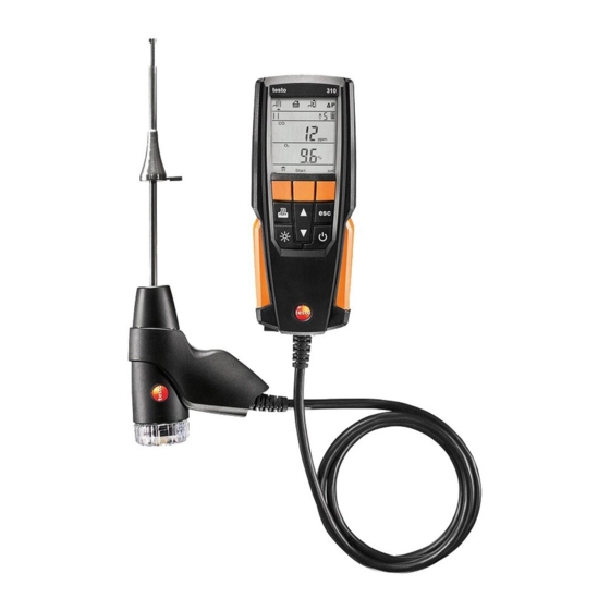TESTO 310 BRIEF INSTRUCTIONS Pdf Download | ManualsLib